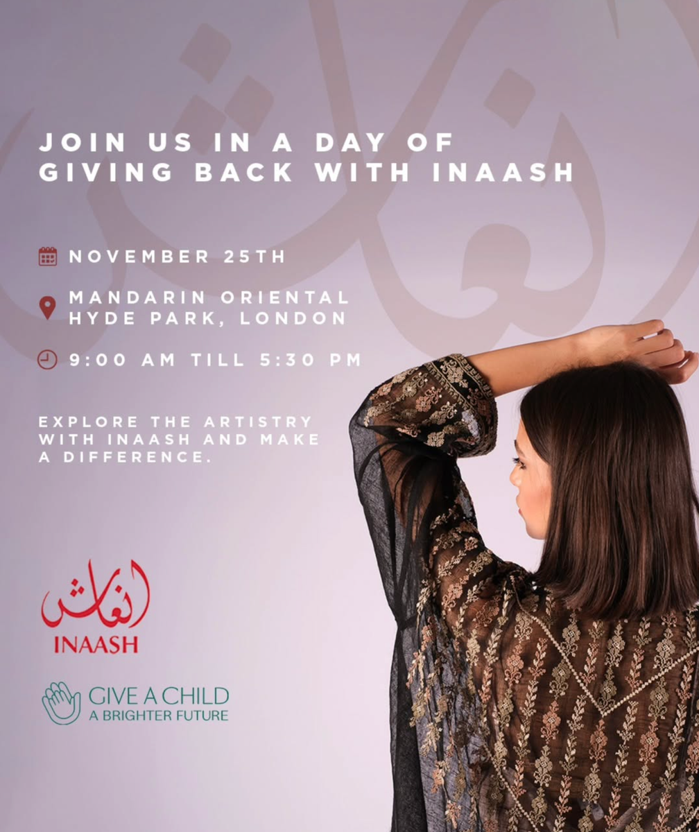 Inaash x Give a child 2025